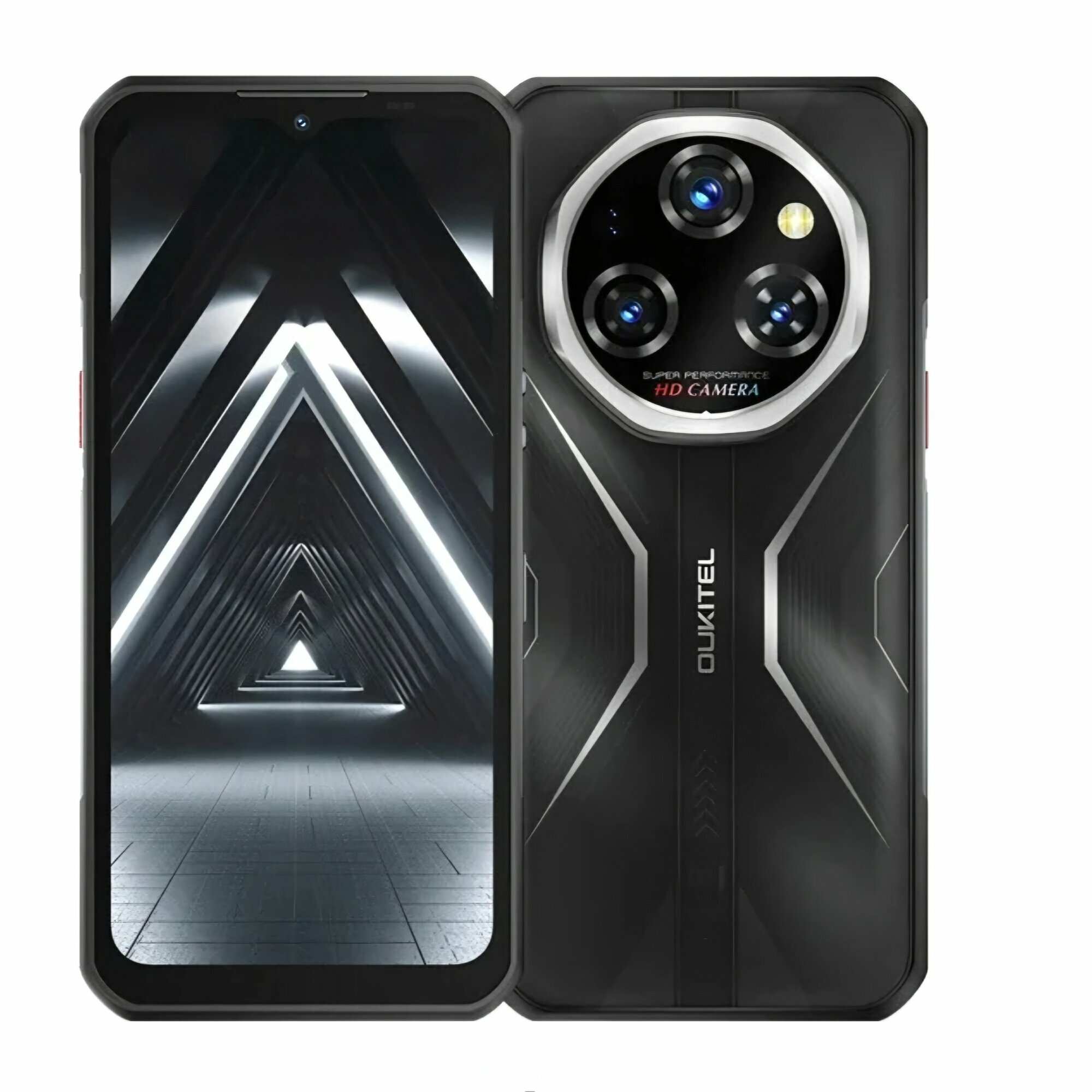 Противоударный смартфон Oukitel WP55 Pro — 16/512 ГБ, IP68/IP69K, Dimensity 7025, чёрный