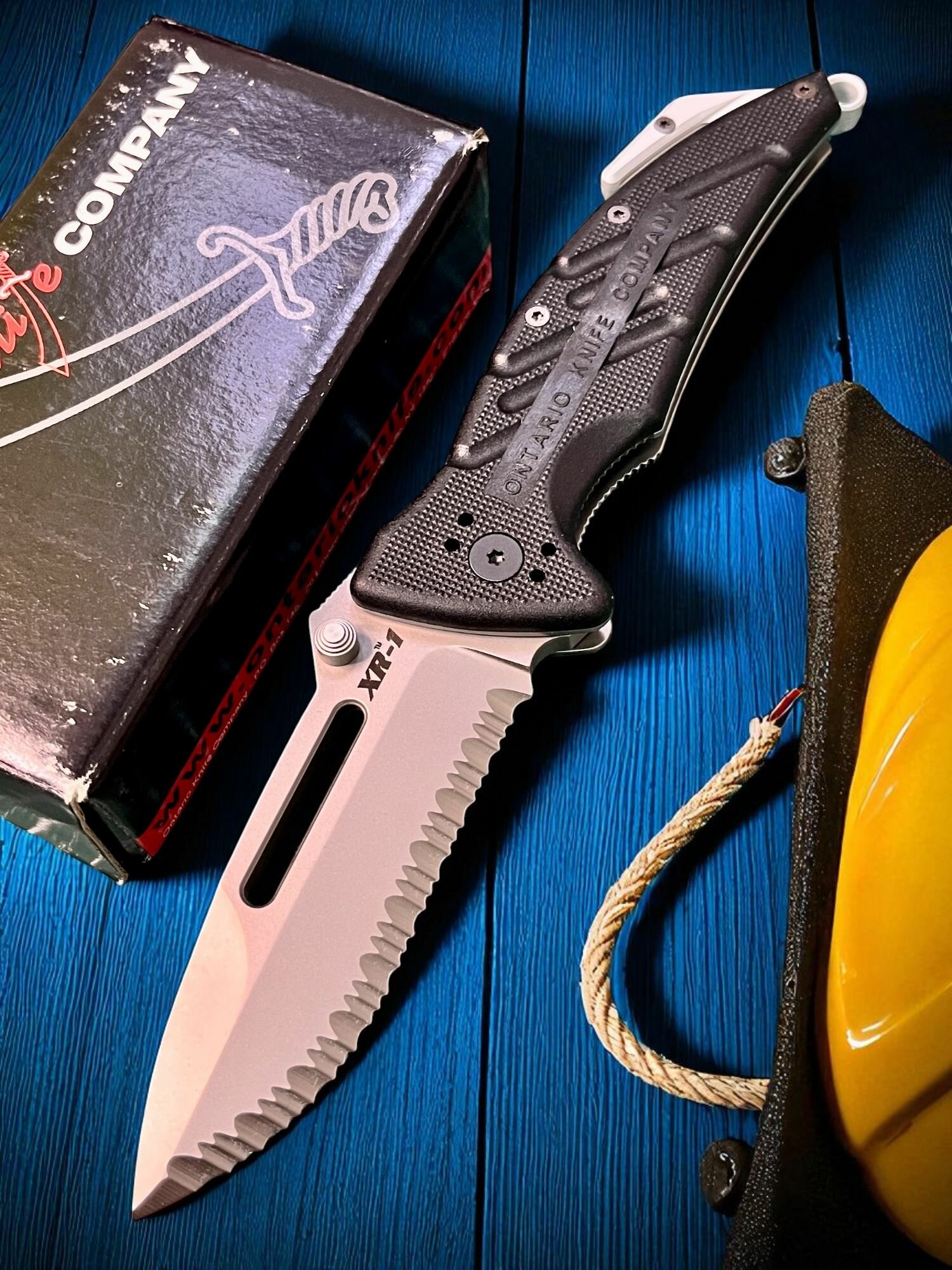 Нож складной Ontario ON8764 XR-1 Extreme Rescue, Serrated Blade