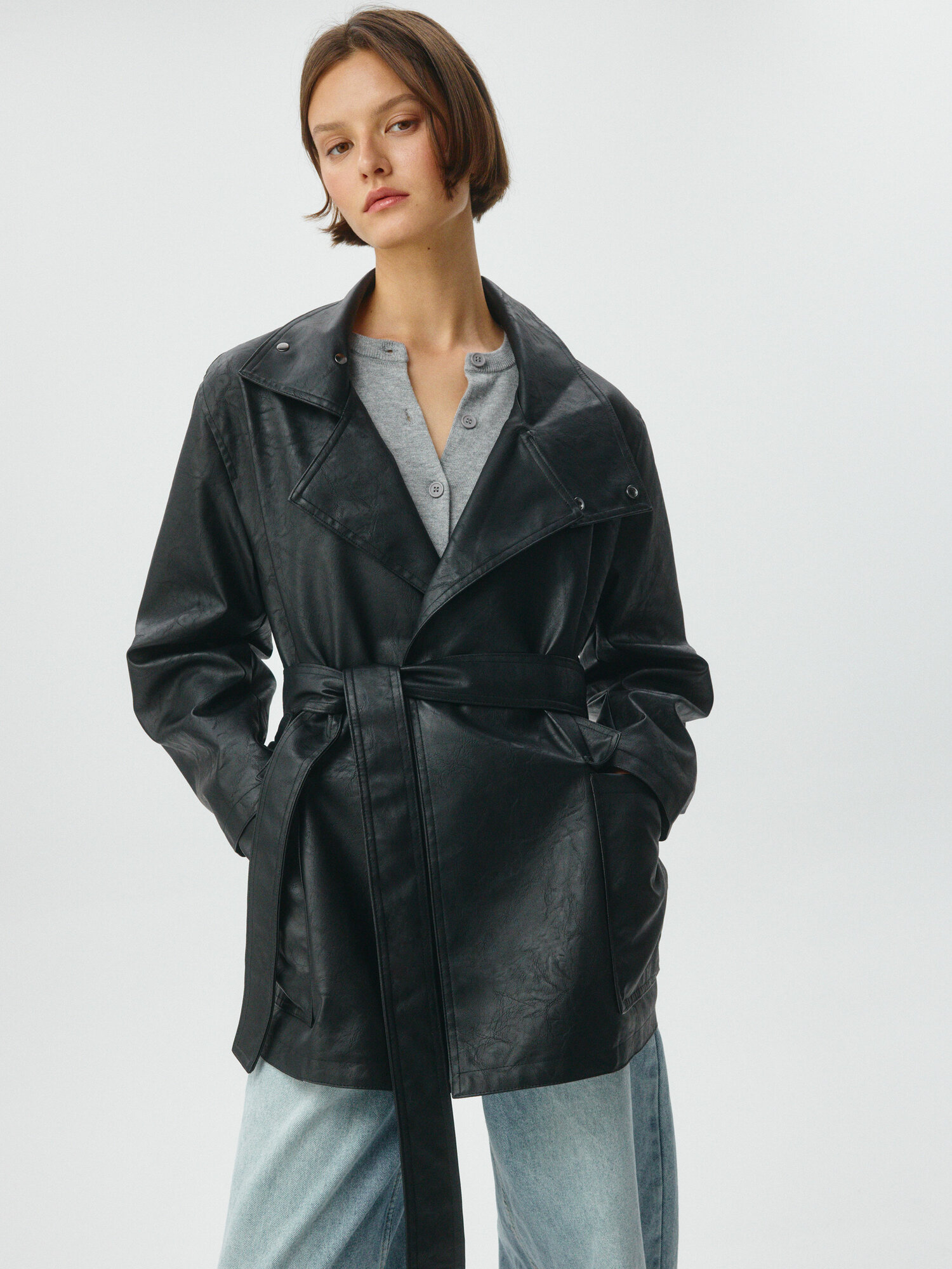 Куртка кожаная