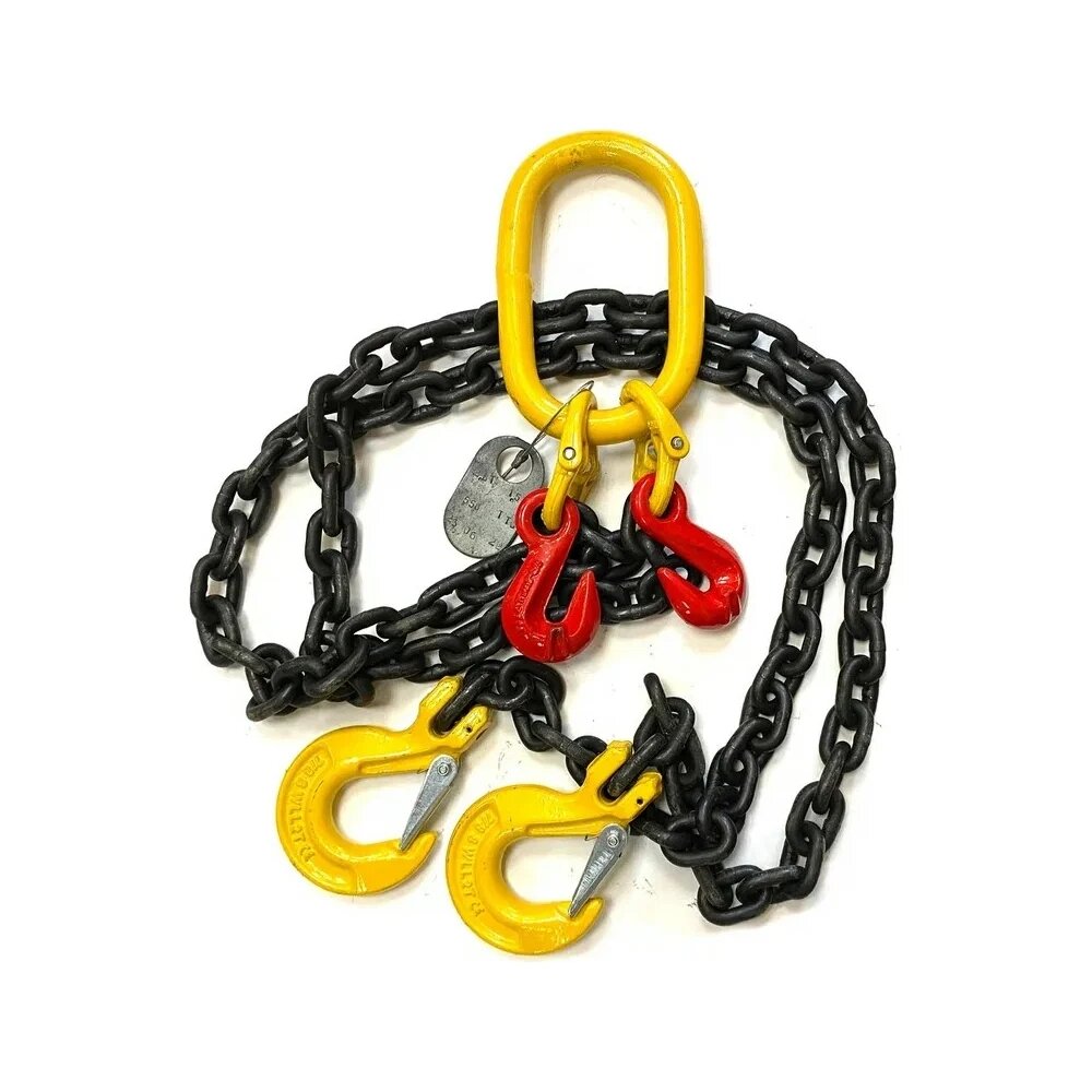 ТамбовТехСнаб Двухветвевой цепной строп 2СЦ 2.8т 2м, с укорачивающими крюками 7930124367372