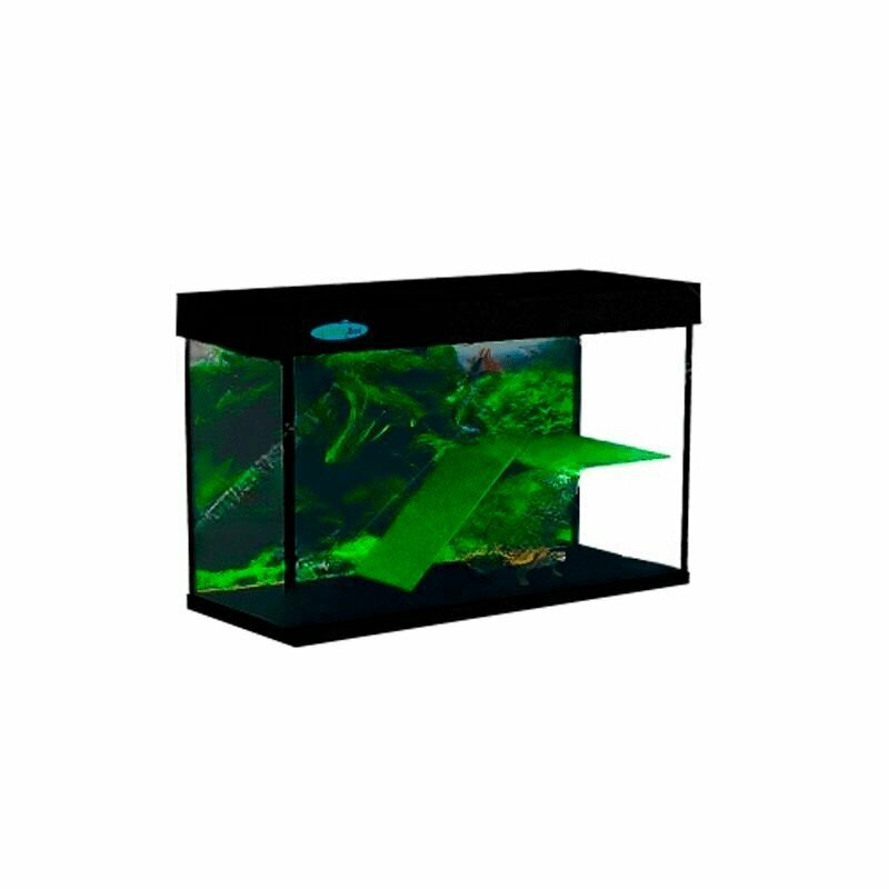 Аквариум 200 литров для красноухой черепахи AquariumBest террариум без тумбы, Черный (91х51х51 см)