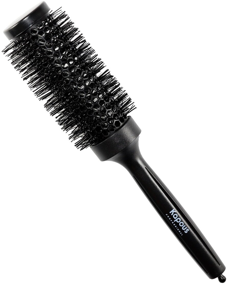 Брашинг Kapous Professional, с керамическим наконечником, 33мм, черный