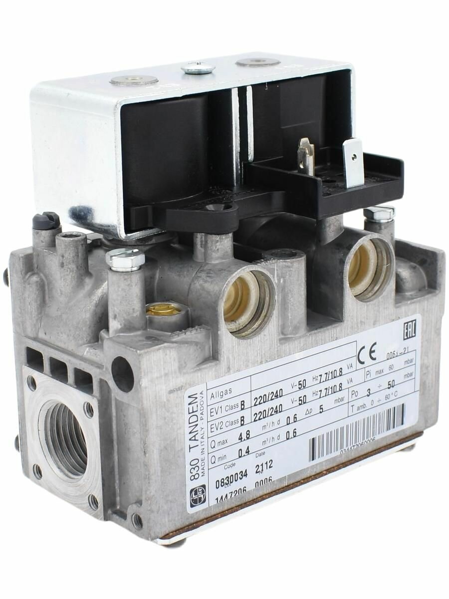 Газовый клапан SIT 830 0830034 для Beretta Novella 24, 31, 38, 45 RAI (R7625) R101733