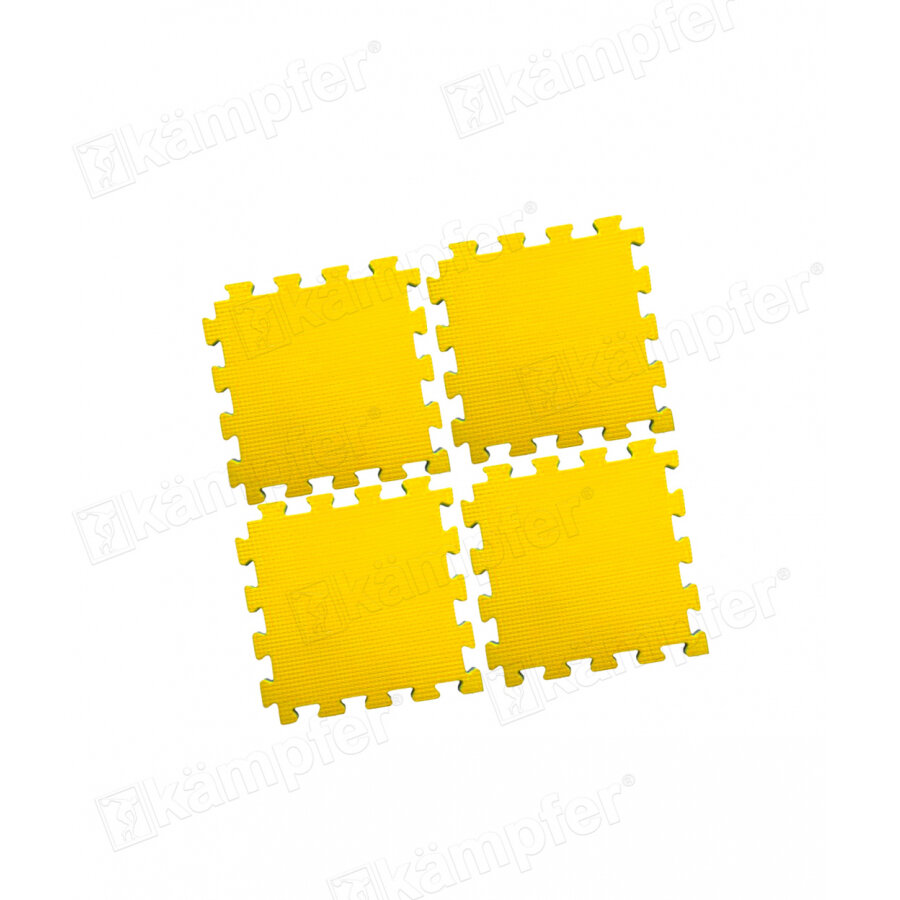 Будо-мат Kampfer №4 желтый,100% EVA с добавлением натурального каучука