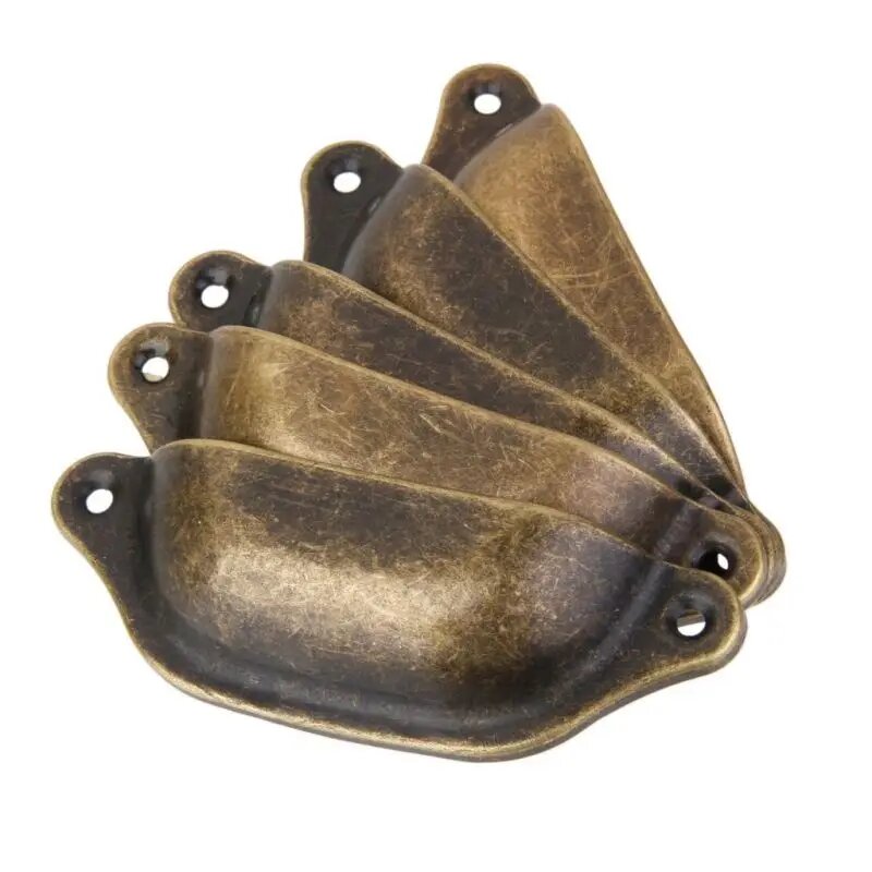 Металлические ручки для шкафов в стиле ретро, 10 шт. Shell handles