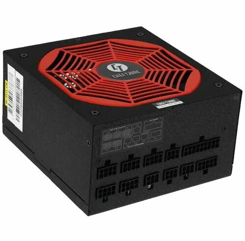 Блок питания Chieftec CHIEFTRONIC PowerPlay 1200W (GPU-1200FC) черный - 1200 Вт, 80+ Platinum, ATX 20+4 пин, 4 pin + 4 pin x2 CPU, 9 SATA, 8 x 6+2 pin PCI-E