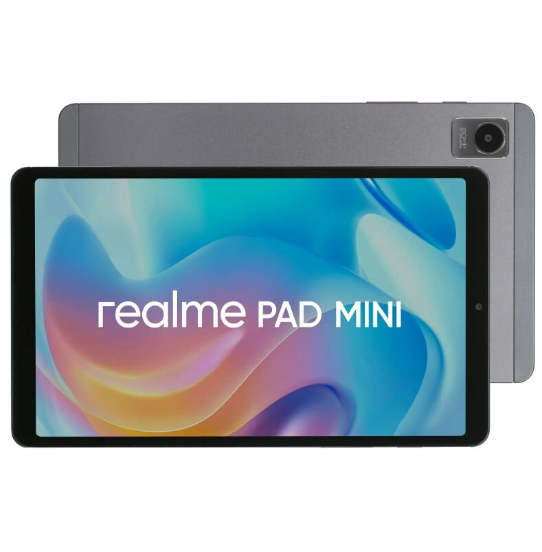 8,7" Планшет realme Pad mini LTE (6650457) 32 ГБ серый - 1340x800, IPS, 8x2 ГГц, 3 ГБ, 6400 мА*ч, Android 11. x