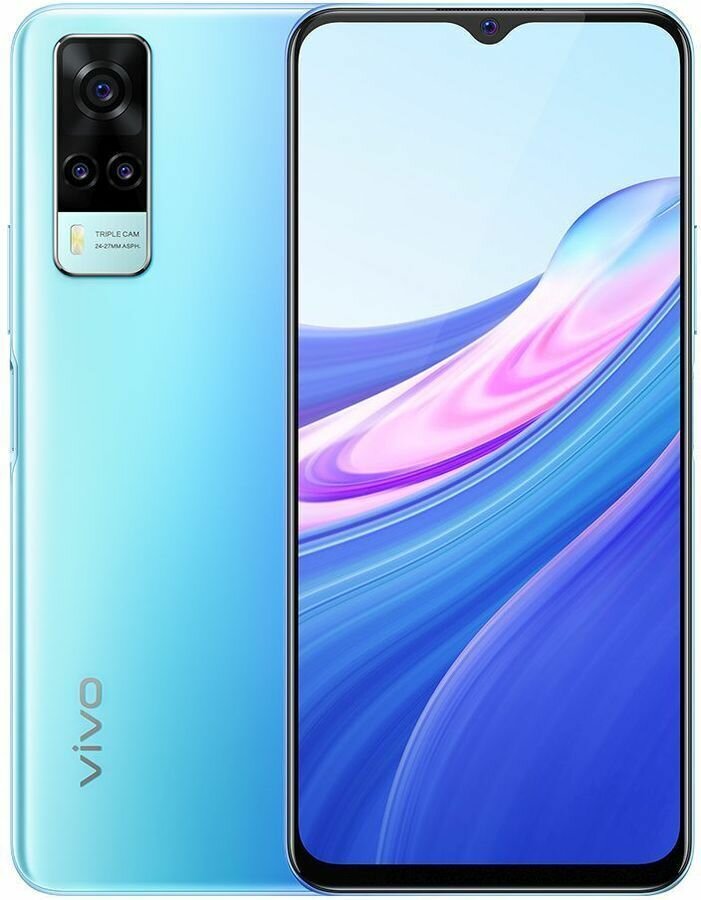 6,58" Смартфон vivo Y31 4/64 ГБ (Y31) голубой