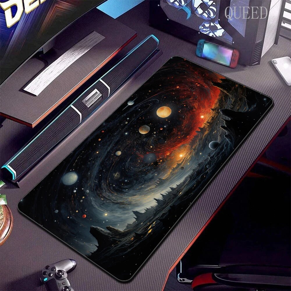 Коврики для мыши Sakura, коврик для мыши с горным пейзажем, игровой коврик для мыши XXL, коврик для мыши в стиле аниме, большие настольные коврики для клавиатуры для компьютера, ноутбука