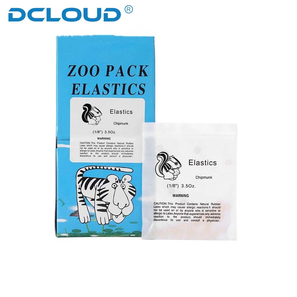 Резинки для брекетов DCLOUD Chipmunk 3.5OZ