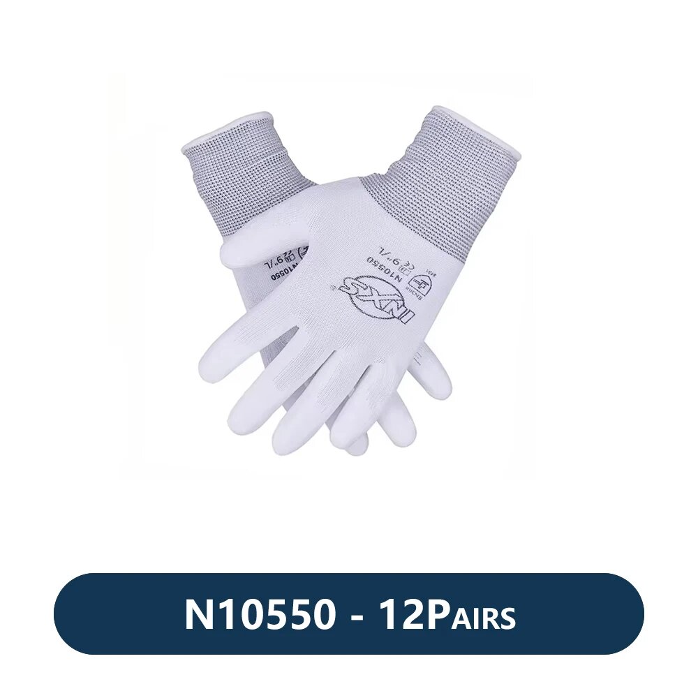 Рабочие перчатки LPRED черные 10 пар N10550 - 12Pairs, М