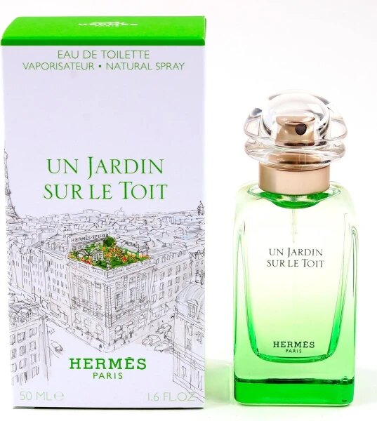 Туалетная вода Hermes Un Jardin sur le Toit, унисекс аромат для мужчин и женщин, 50 мл (ref.25)