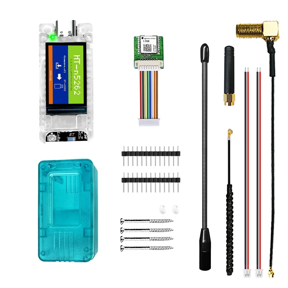 Местластичный трекер Heltec T114 V2 Nordic nRF52840 SX1262 GPS LoRaWAN LoRa Arduino Устройство позиционирования малой мощности BLE with Soft Antenna, 863-870MHz