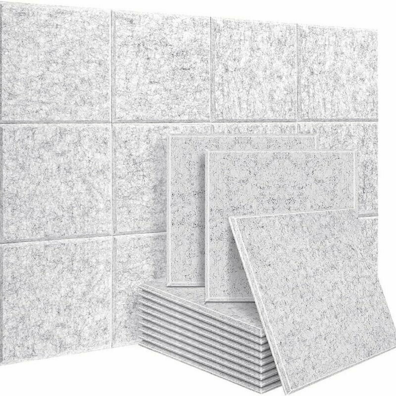 12 шт самоклеющийся акустический Доска 30x30x0.9cm Шумоизоляция для перегородок -A