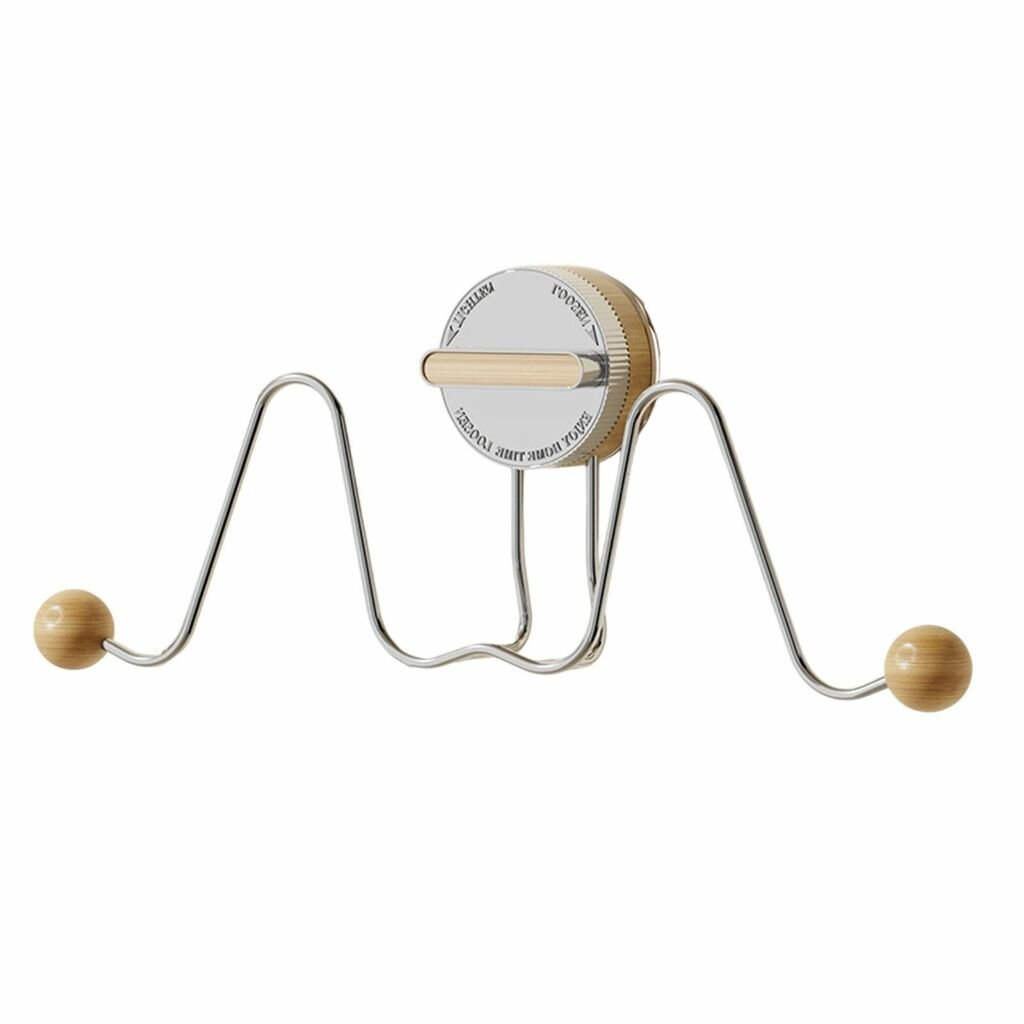 Стеллажи для хранения, Крючок для тапочек с присоской - натуральное дерево