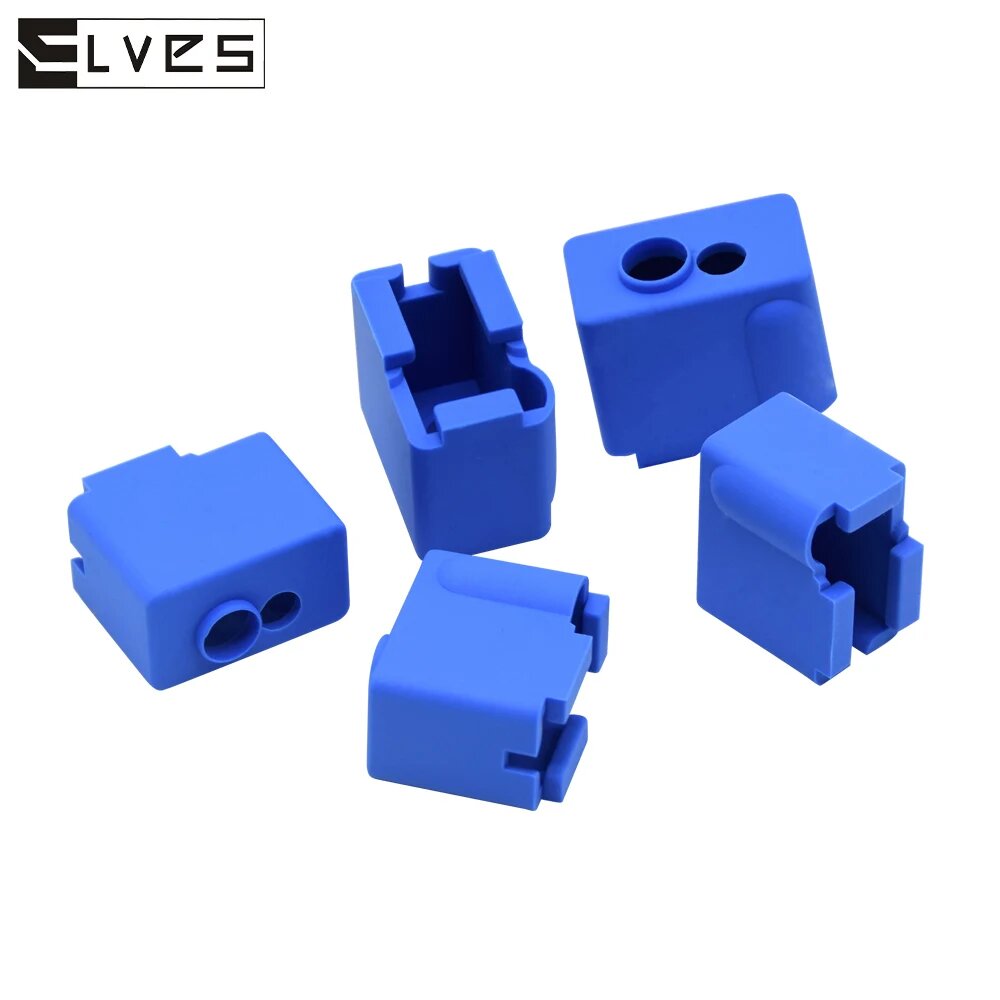 Силиконовые носки для блоков нагревателя, 5PCS, синий