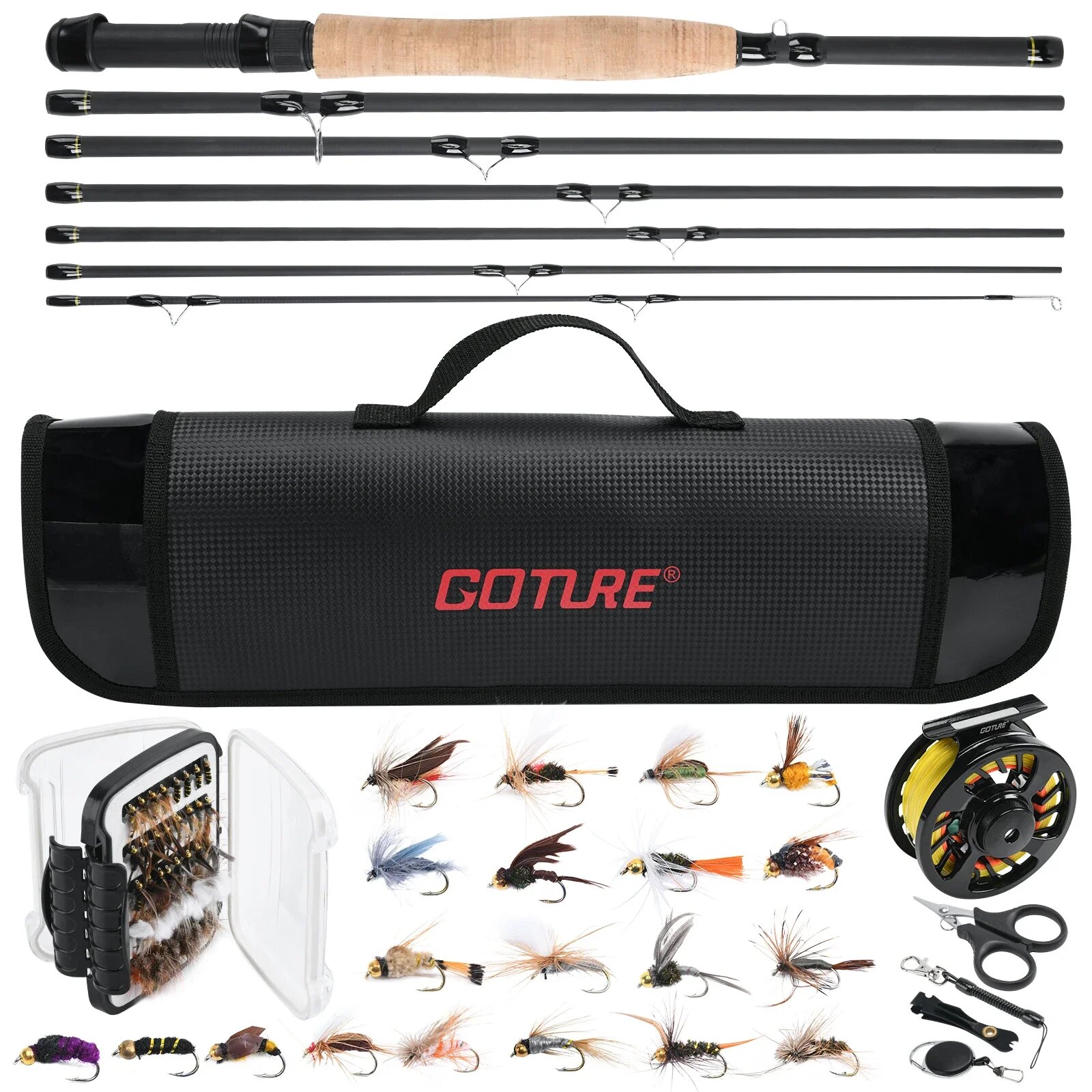 Набор удочек Goture 5/6, 8 шт, Cork Handle