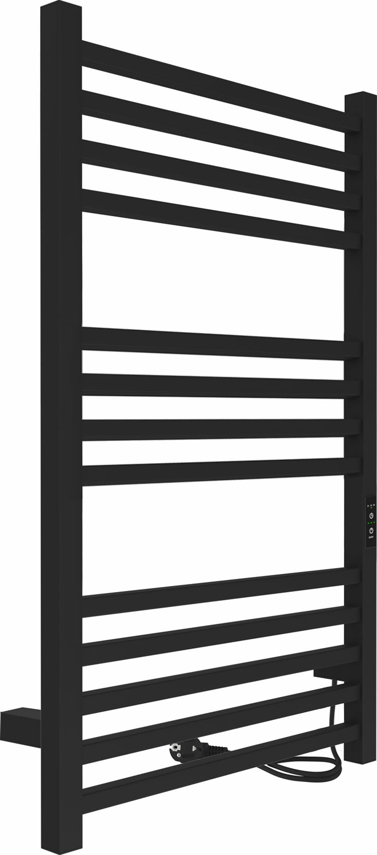 Электрический полотенцесушитель Indigo Attic, без полки, черный муар (LСLATCE100-50BRRt)
