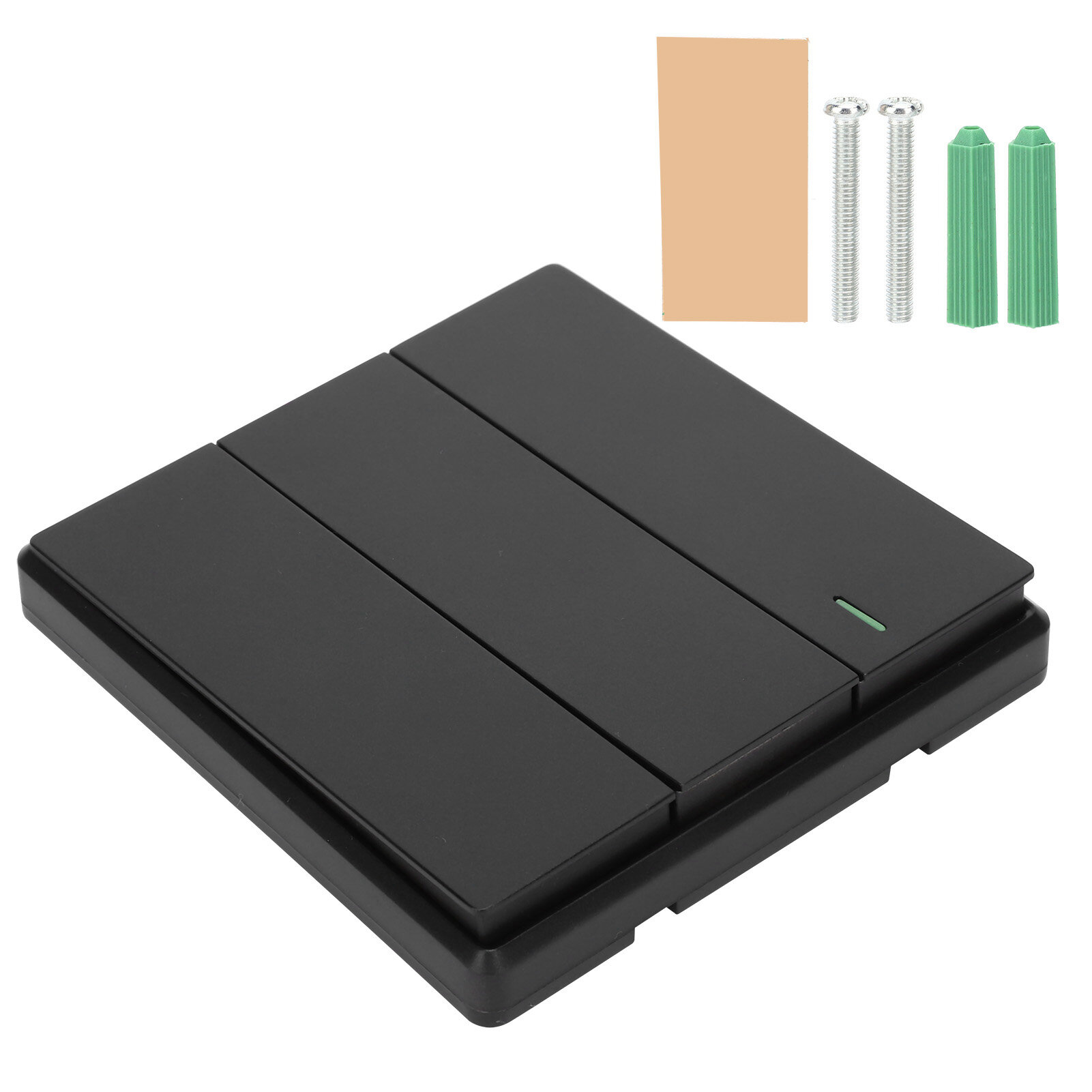 Выключатель беспроводной настенный с дистанционным управлением для коридора, 3-клавишный, для управления светодиодным освещением