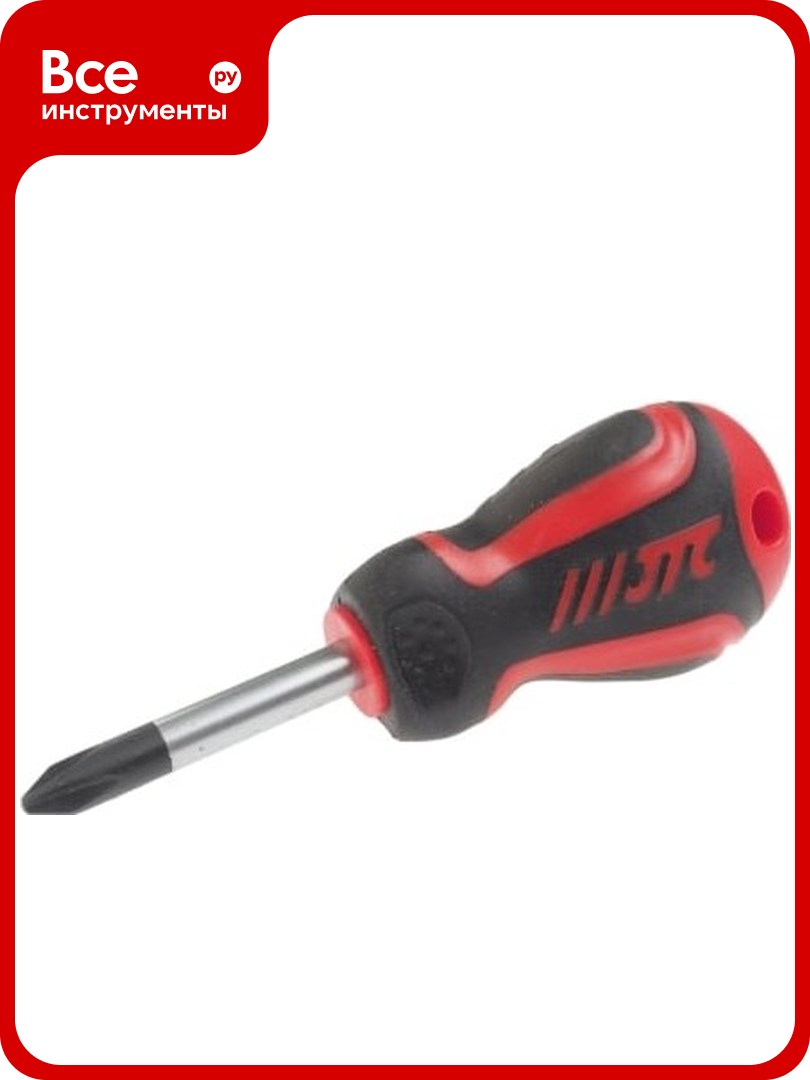 Усиленная крестовая отвертка PH2 x 38мм JTC 7608, 38 мм