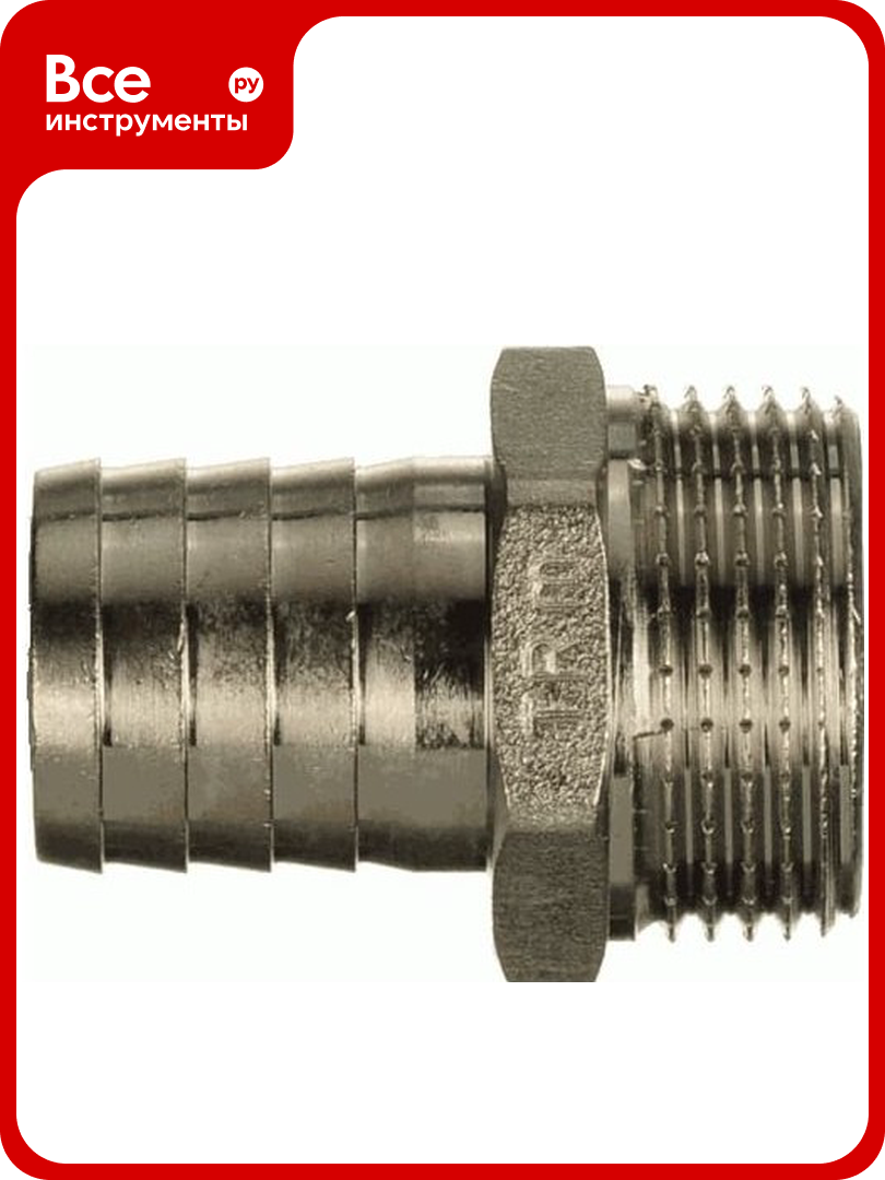 Штуцер 1" наружная резьба, 25 мм Terma 41596 прочной конструкции