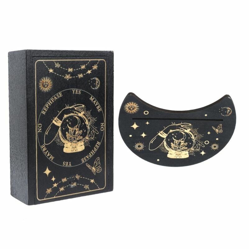 Деревянная коробка для карт Таро