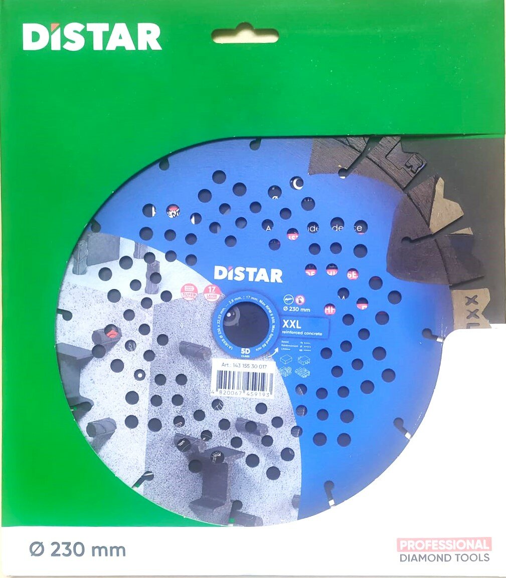 Диск алмазный DISTAR 1A1RSS XXL 230х2,8х22.23