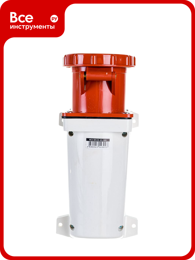 Розетка Navigator 14 302 NCA-SR135-63-380 стационарная наружная 63А 3P+N+PE IP54 14302