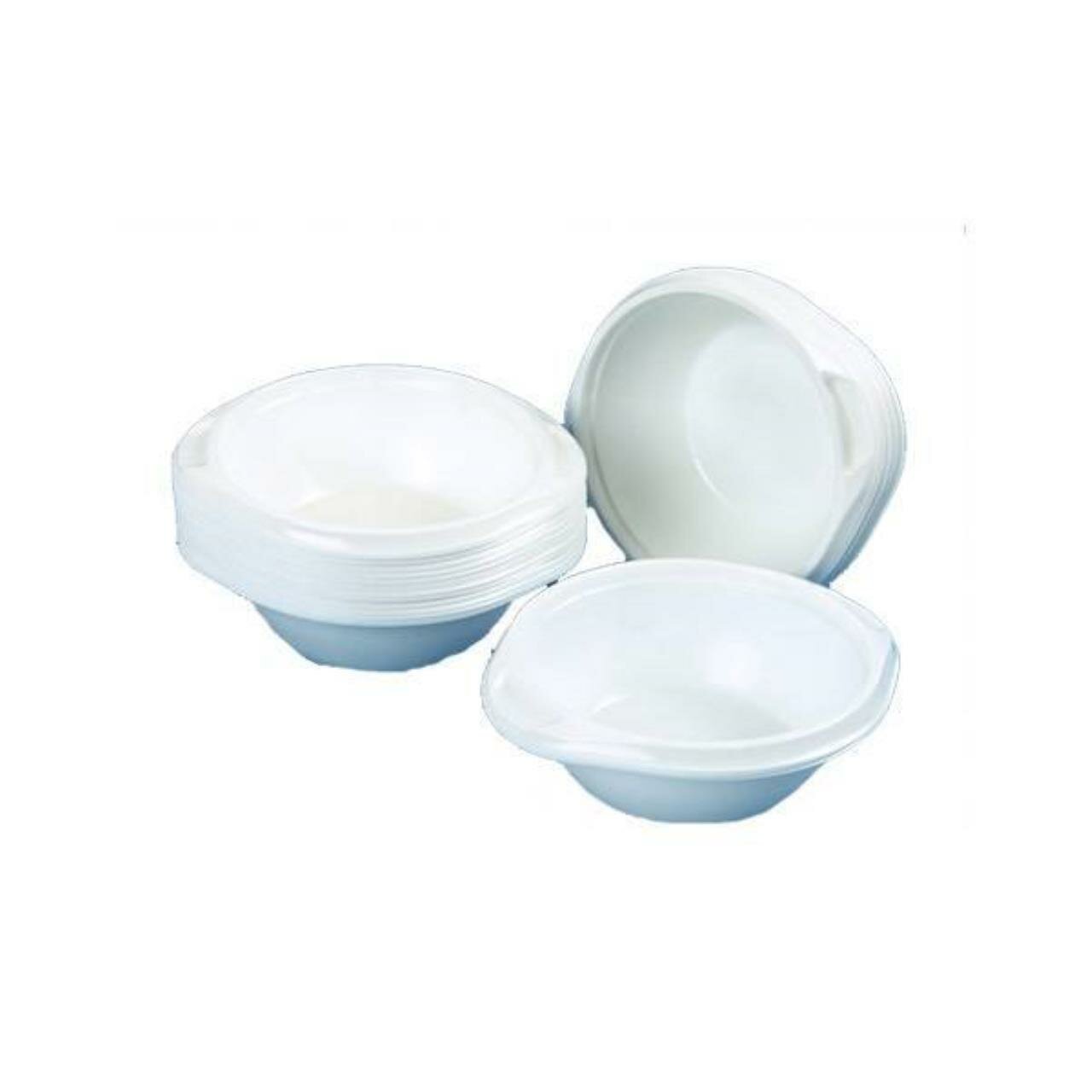 Тарелка одноразовая Мистерия полистирол 600 мл 150 мм белы 50 шт упак