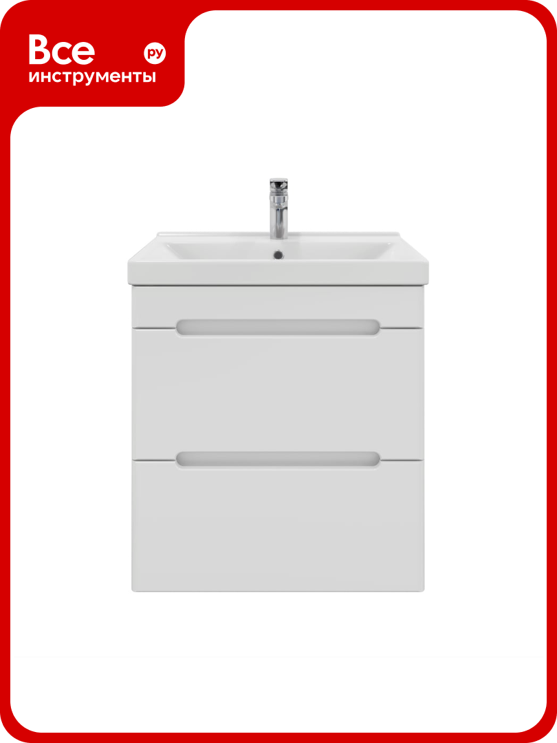 Тумба подвесная Sanstar Адель 60 Без раковины для ванной комнаты 171.1-1.4.1, 4 см