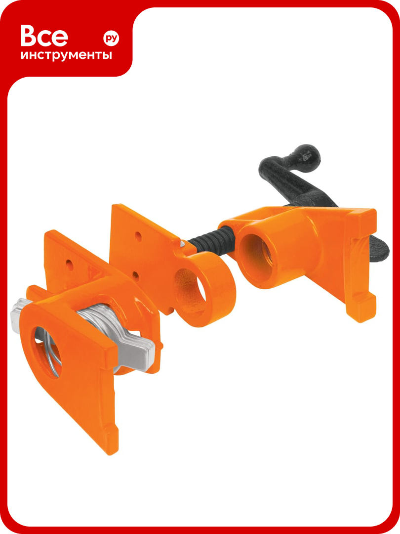 Трубная струбцина TRUPER ST 17740, с ручкой, с помощью шайбы