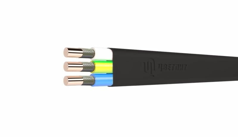 Кабель ВВГ-Пнг(А)-FRLSLTx 3х1.5 ОК (N PE) 0.66кВ (м) Цветлит 00-00140498