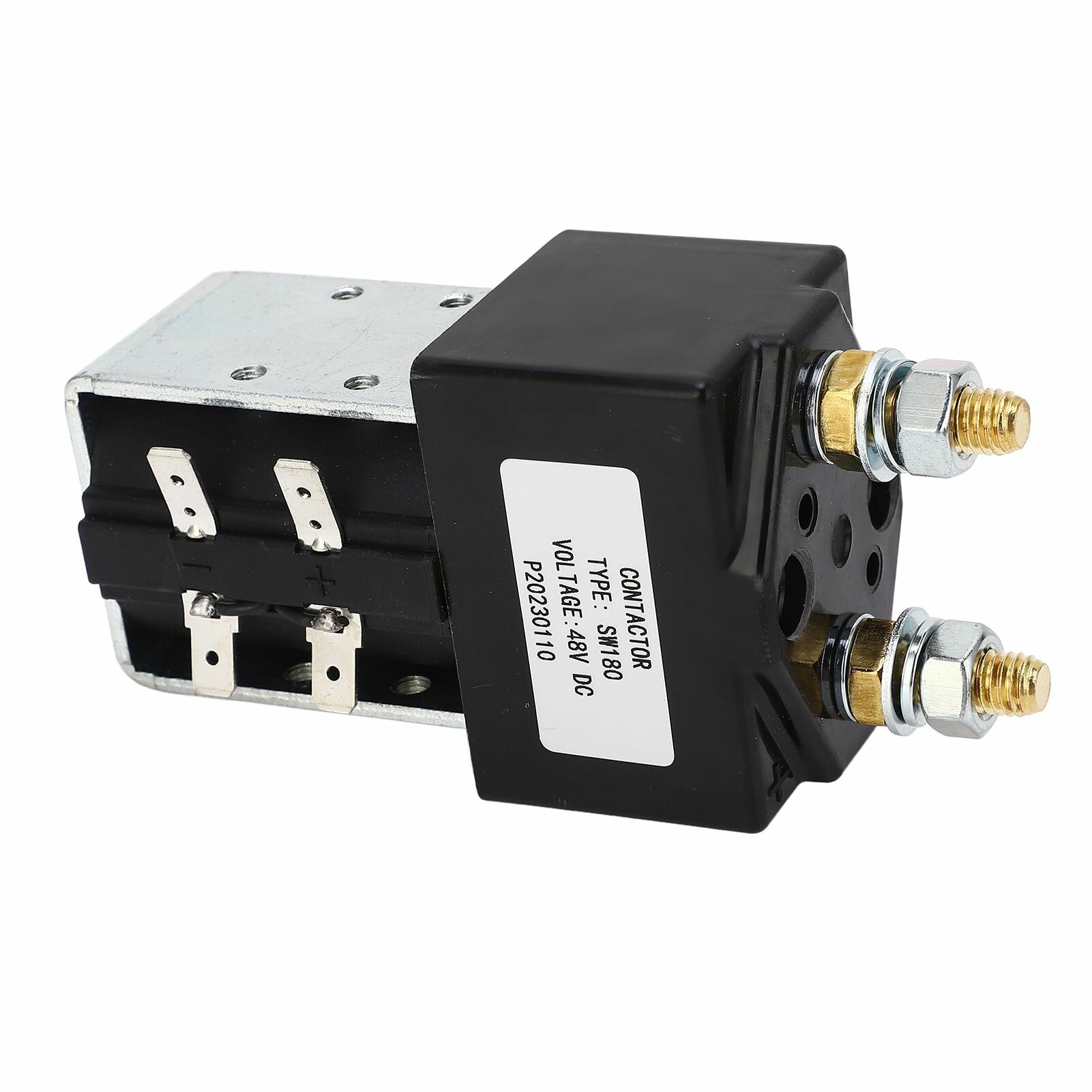 Соленоидный контактор DC 48V SW180 для гольф-картов и погрузчиков, высокая надежность, 200А, металлический сплав