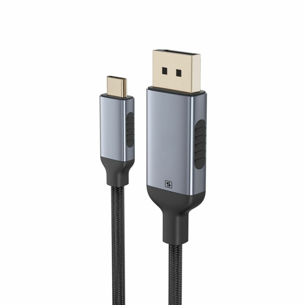 Кабель Type C to DisplayPort 8K60Hz с поддержкой динамического HDR и без задержек, 1m - Двусторонняя передача