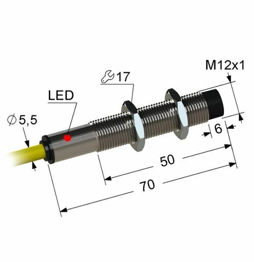 Датчик индуктивный ВБ2.12М.70.4.8.2. К