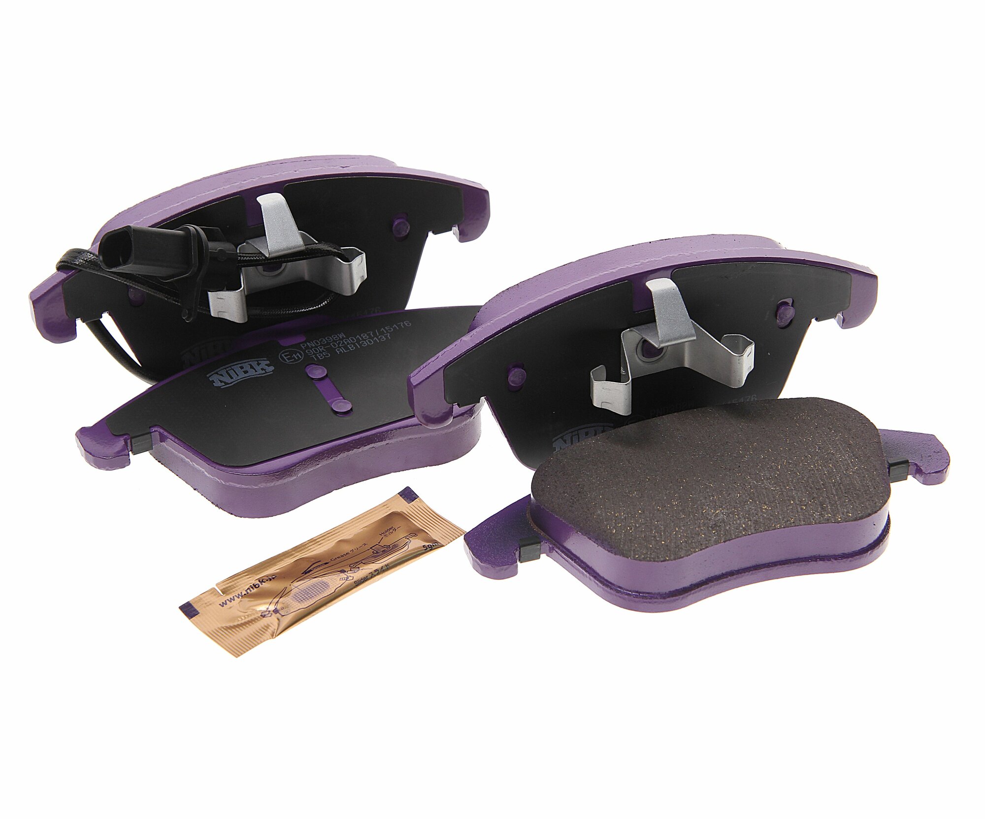 Колодки тормозные передние (4шт.) NiBK Арт. PN0398W / CITROEN C4 Picasso (06-)