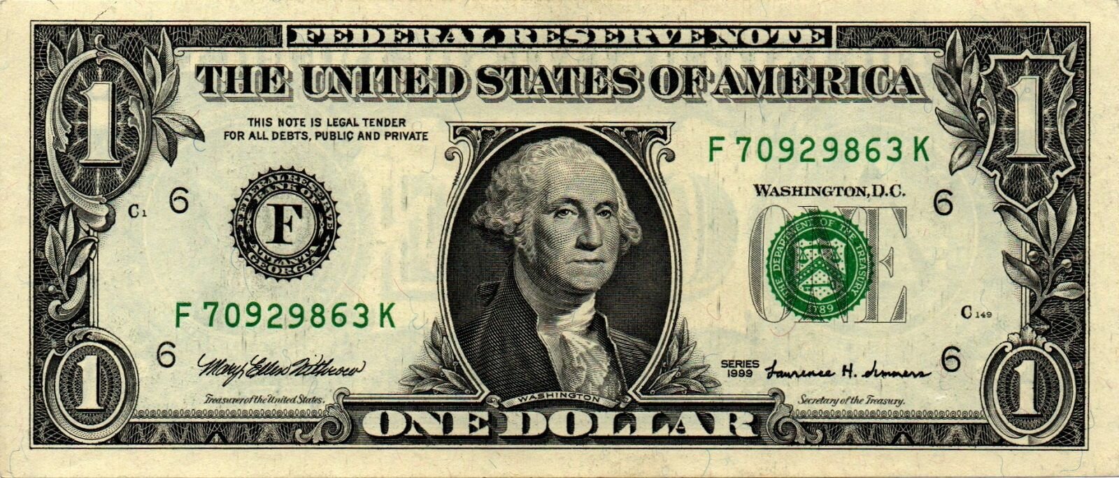 Доллар 1999 год 70929863
