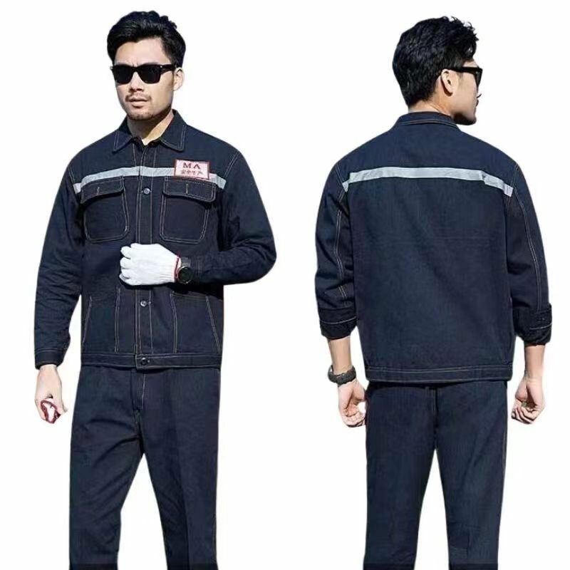 Мужская одежда, рабочая одежда, топы, брюки, куртки, футболки, джинсовая ткань