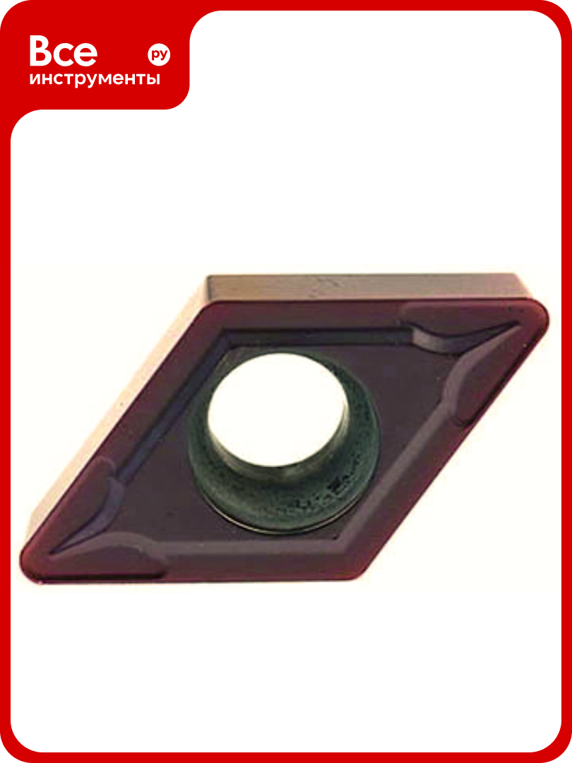 Пластина токарная DCMT11T304 LF6118 DESKAR D0000060, для всех типов сталей