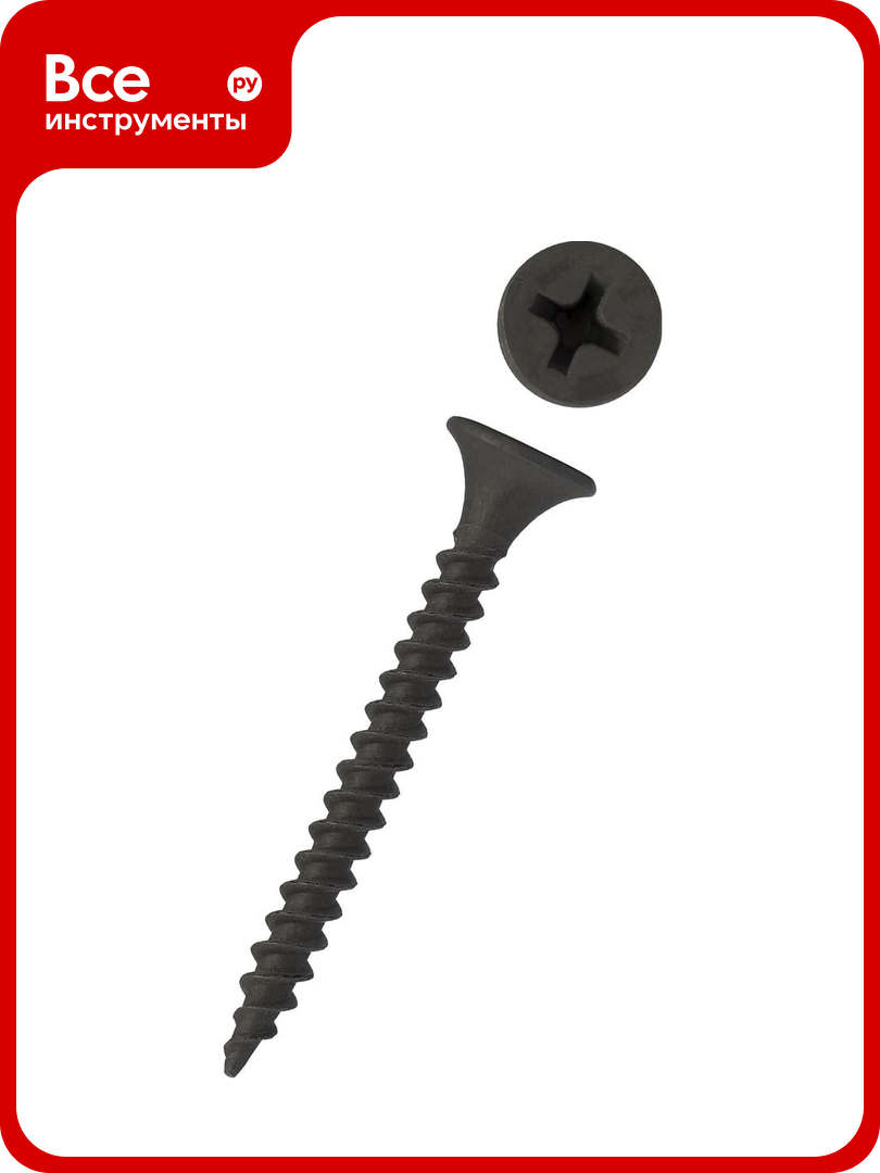 Усиленный саморез Tech-Krep PRO СГМ 3,5х35 100 шт - пакет 146472