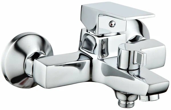 Смеситель для ванны с коротким изливом, хром P30235