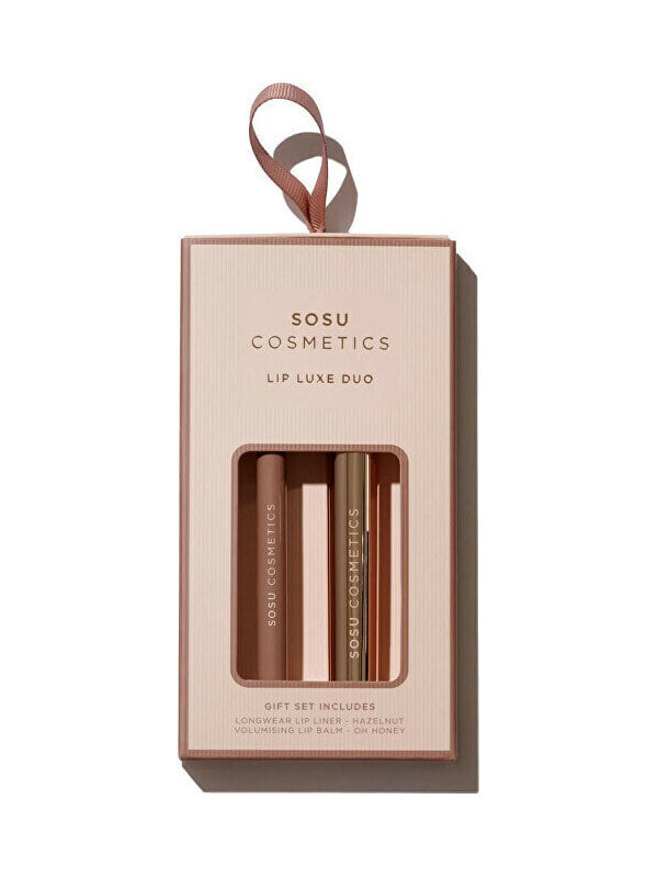 Набор карандаш для губ + помада SOSU Cosmetics Lip Luxe Duo Nude