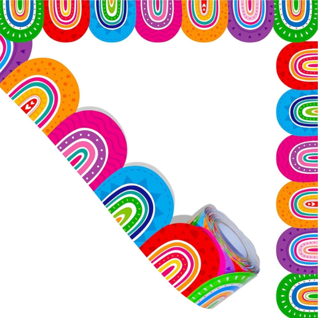 Границы Доски объявлений 10 м Красочная Граница Доски Объявлений Прекрасное Украшение Отделки Границы для Украшения Досок Плакатов