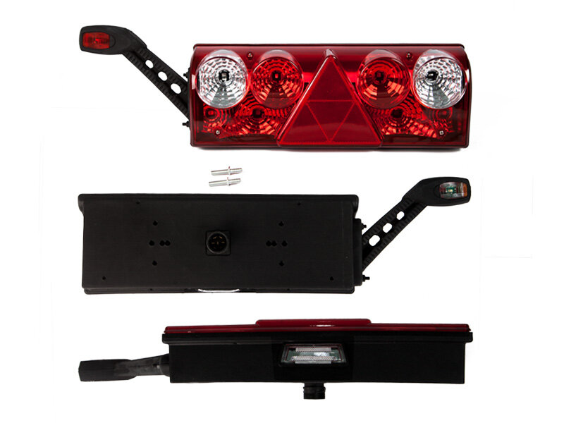 Фонарь задний левый с треугольником Schmitz Cargobull SYUL10503L (HANLIN)