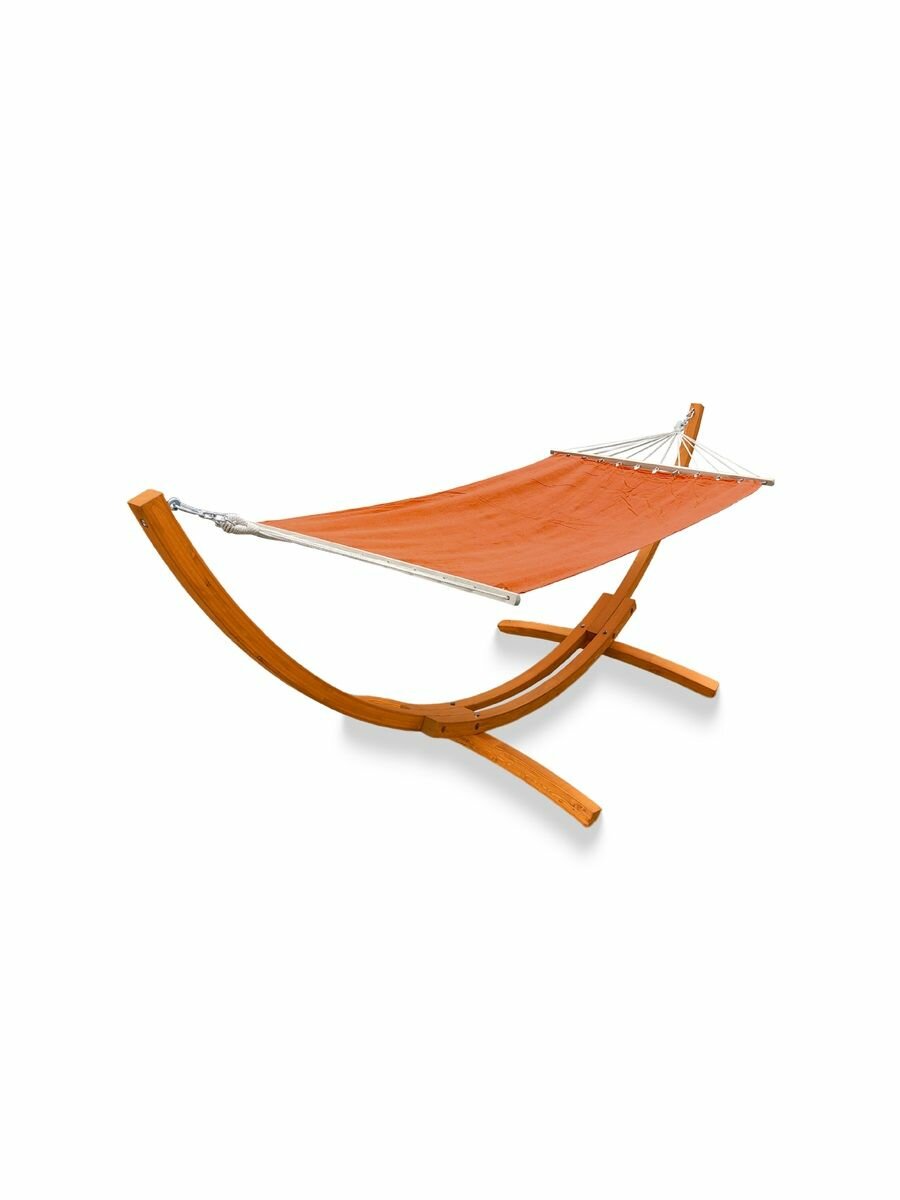 Деревянная подставка-гамак для сада, дачи и дома