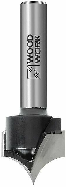 Фреза для гравировки с радиусом D-19 S-8mm L-54 R-9.5 WOODWORK 916.1995.08