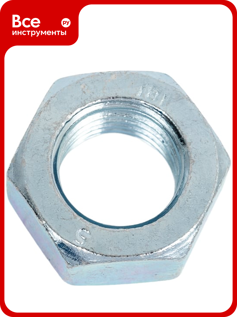 Гайка Евразия DIN 934 M20 гальван. цинк (50 шт) 4687206327528