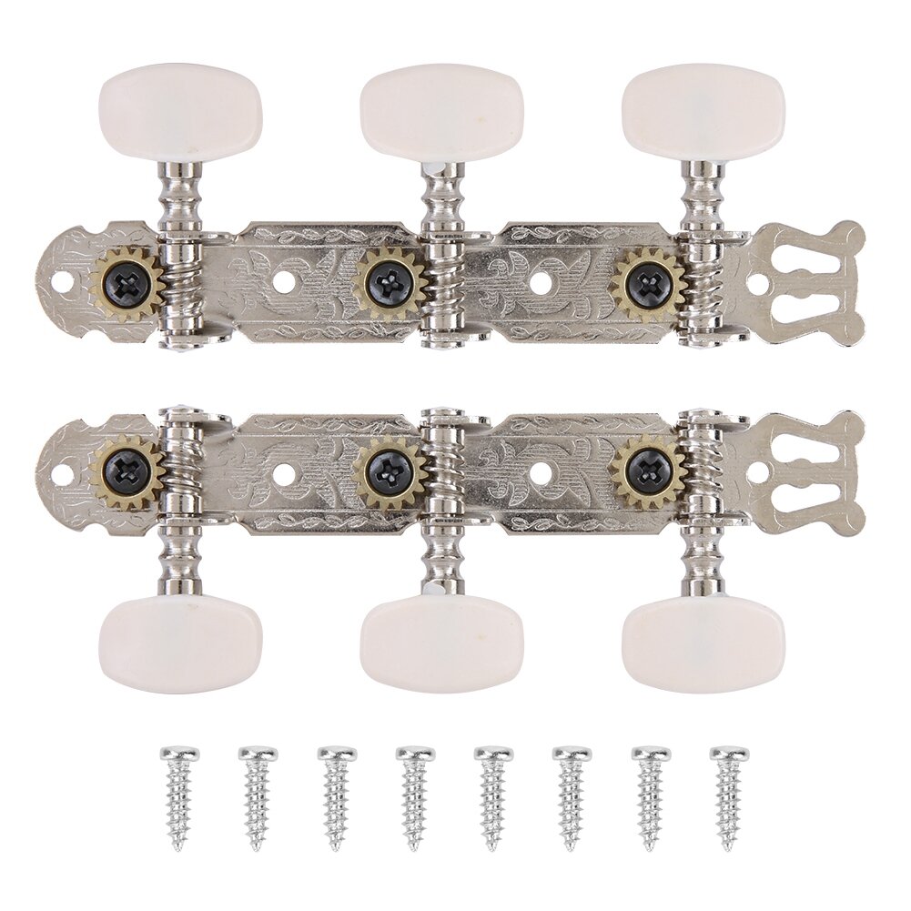 2pcs Классические гитарные тюнеры Настройка колышков клавиш ручки музыкальные приборные аксессуары