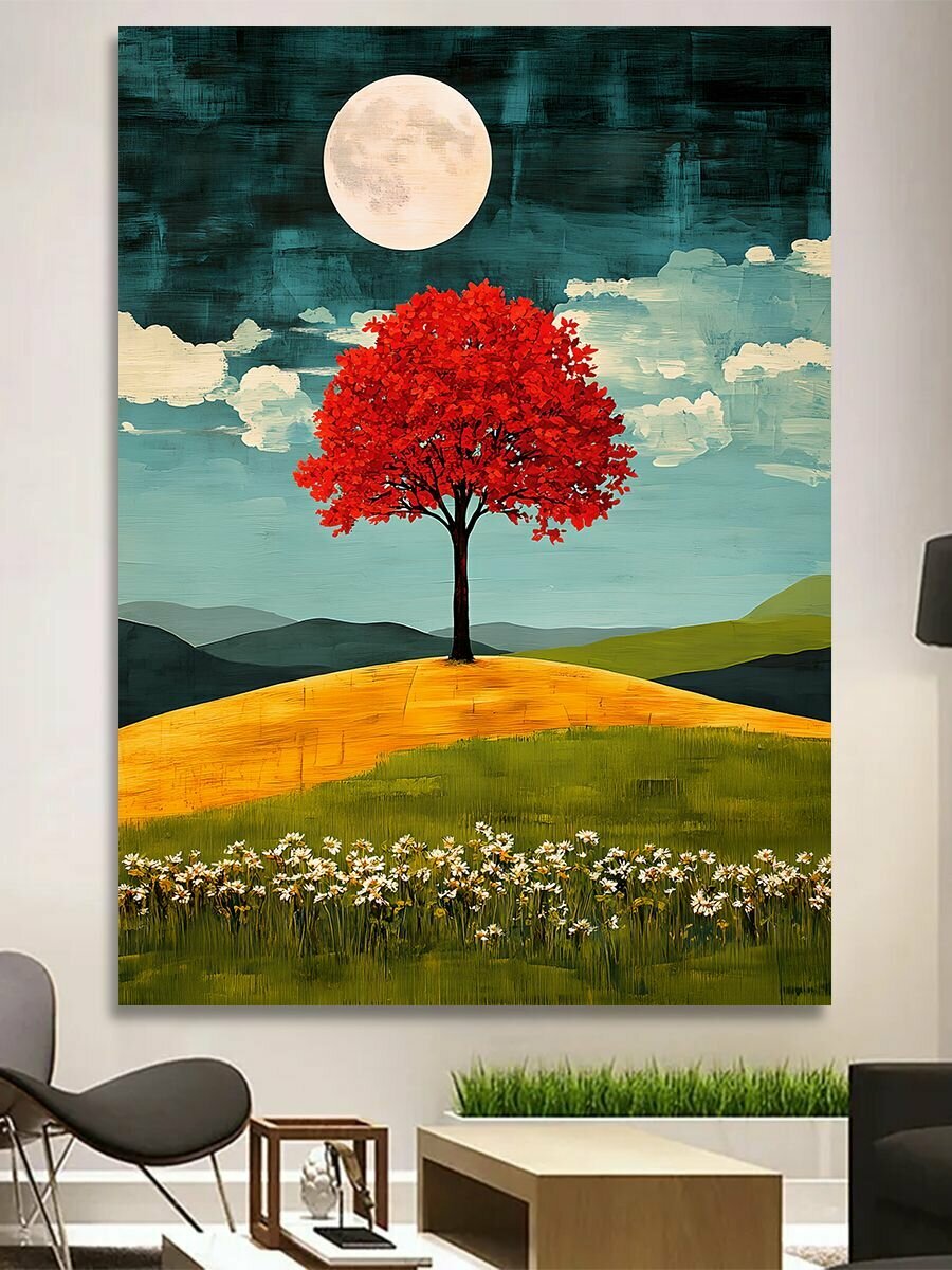 Природа / дерево, картина на стену / в интерьер, 40х60 см.