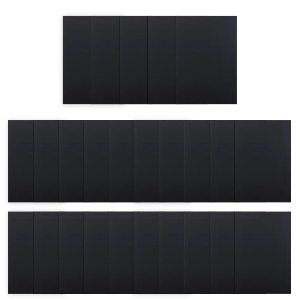 25 листов картона для лазерной гравировки формата А4-черный